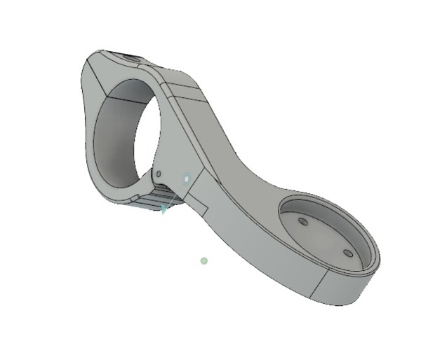 ArtStation - Bryton Handlebar Mount Front Rider 100 310 330 530 3D ...