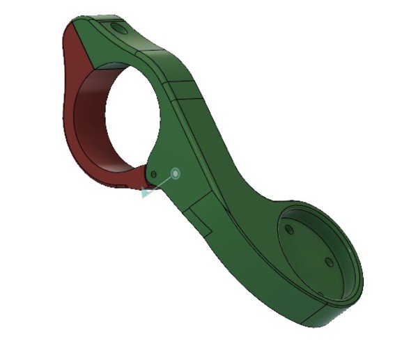 ArtStation - Bryton Handlebar Mount Front Rider 100 310 330 530 3D ...