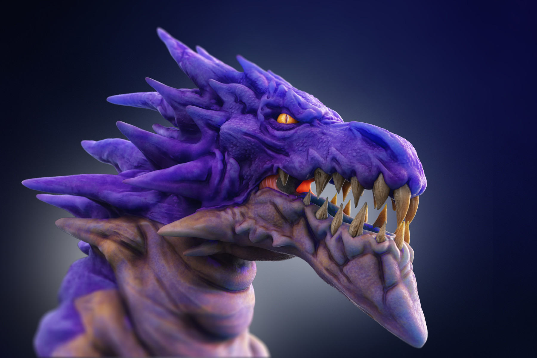 ArtStation - Dragon Bust | Resources