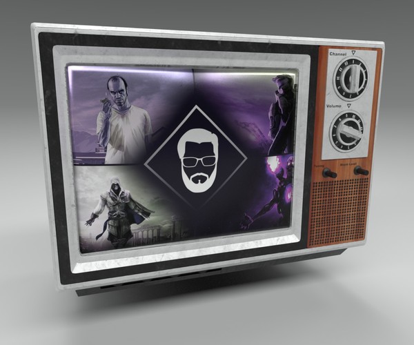 ArtStation - CRT TV - Game Ready Asset | Resources