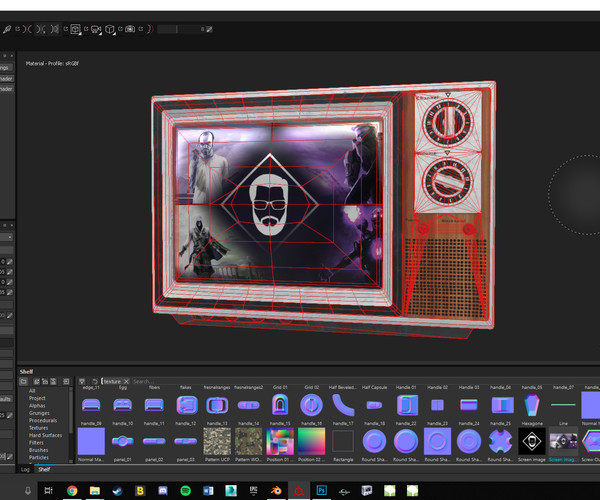 ArtStation - CRT TV - Game Ready Asset | Resources