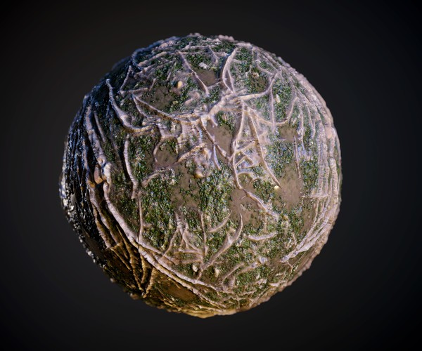 ArtStation - Ground Tree Roots Swamp Seamless PBR Texture | Game Assets