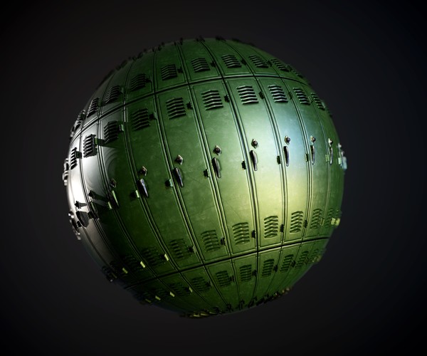 ArtStation - Metal Locker Seamless PBR Texture 02 | Game Assets