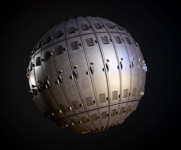 ArtStation - Metal Locker Seamless PBR Texture 04 | Game Assets