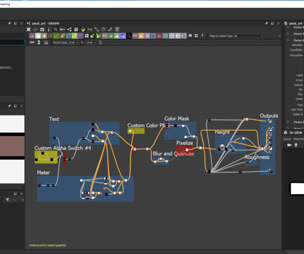 ArtStation - Pixel Art Generator - Substance Designer | Resources