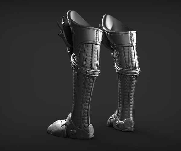 ArtStation - Set of Armored Footwear | Resources