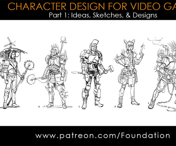 ArtStation - Foundation Art Group - Character Design for Video Games ...