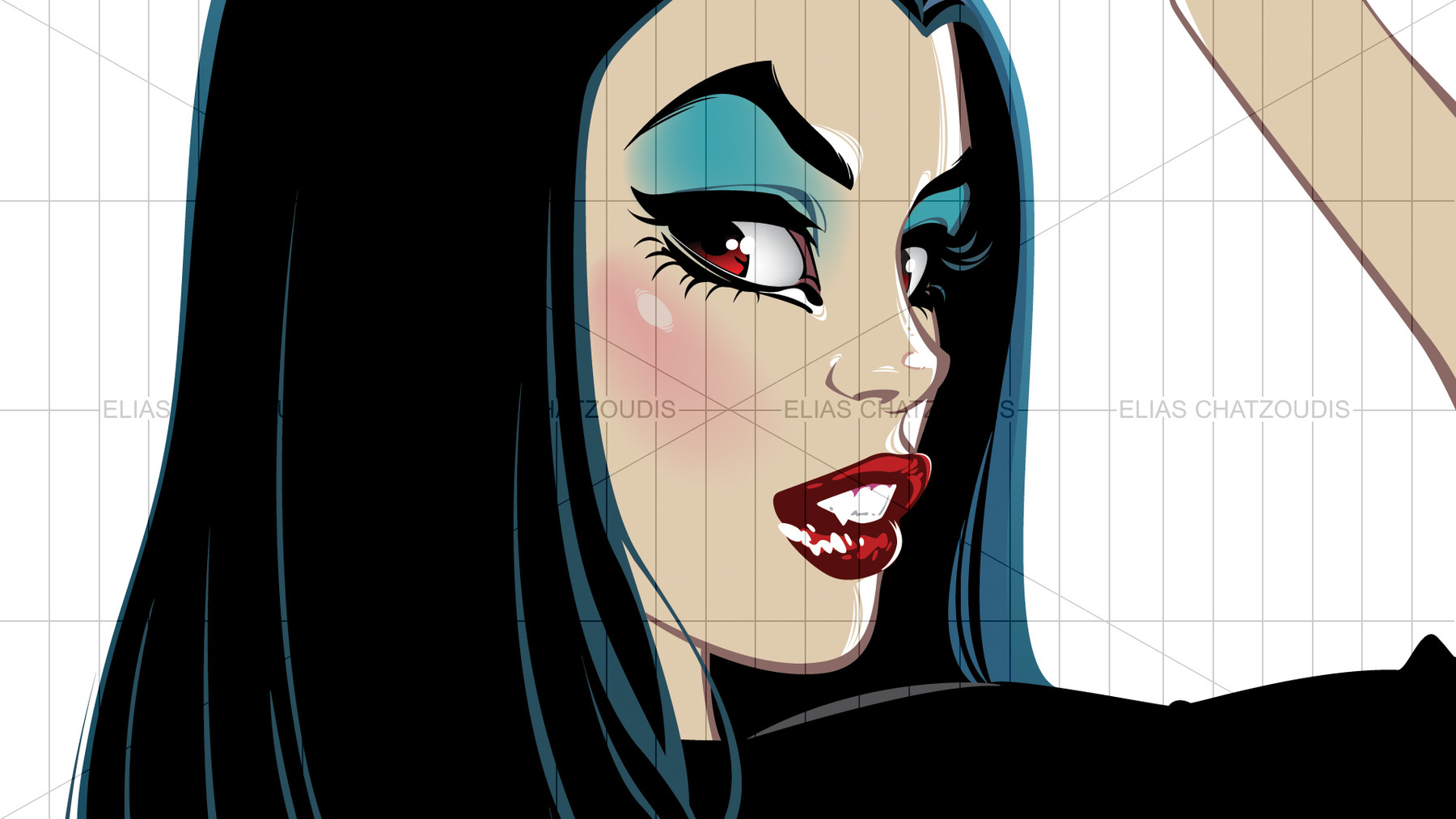 ArtStation - Vampire girl (Vector) | Artworks