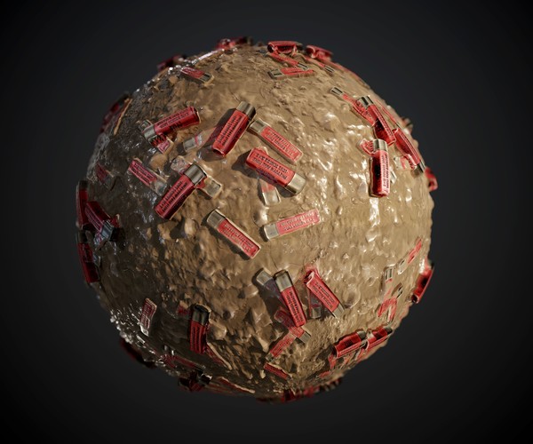 ArtStation - Shotgun Shell Casings Mud Seamless PBR Texture | Game Assets