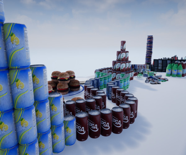 ArtStation - Snacks, Food, Softdrinks, Candy - Also for VR & Mobile ...