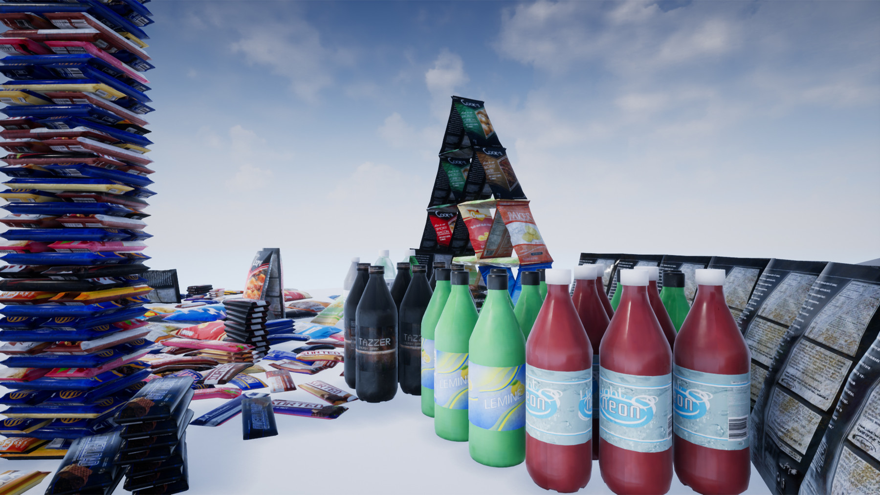 ArtStation - Snacks, Food, Softdrinks, Candy - Also for VR & Mobile ...