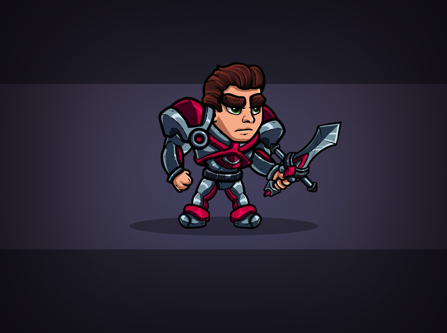 ArtStation - 2D Fantasy Human Knight | Game Assets