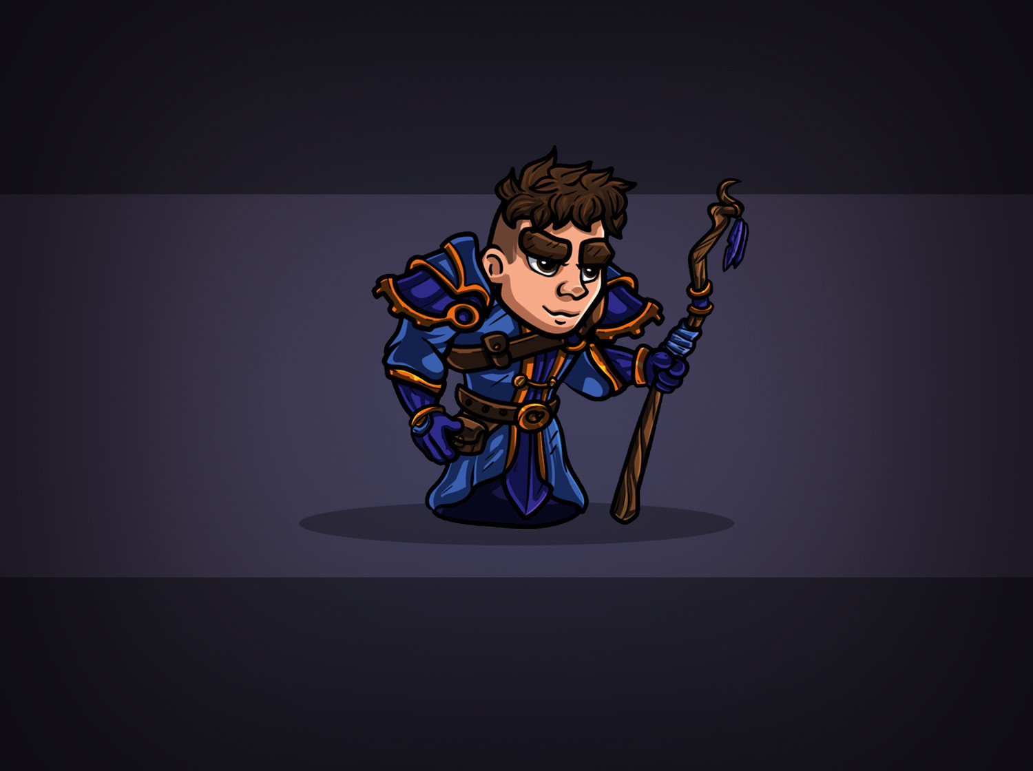 ArtStation - 2D Fantasy Human Mage | Game Assets