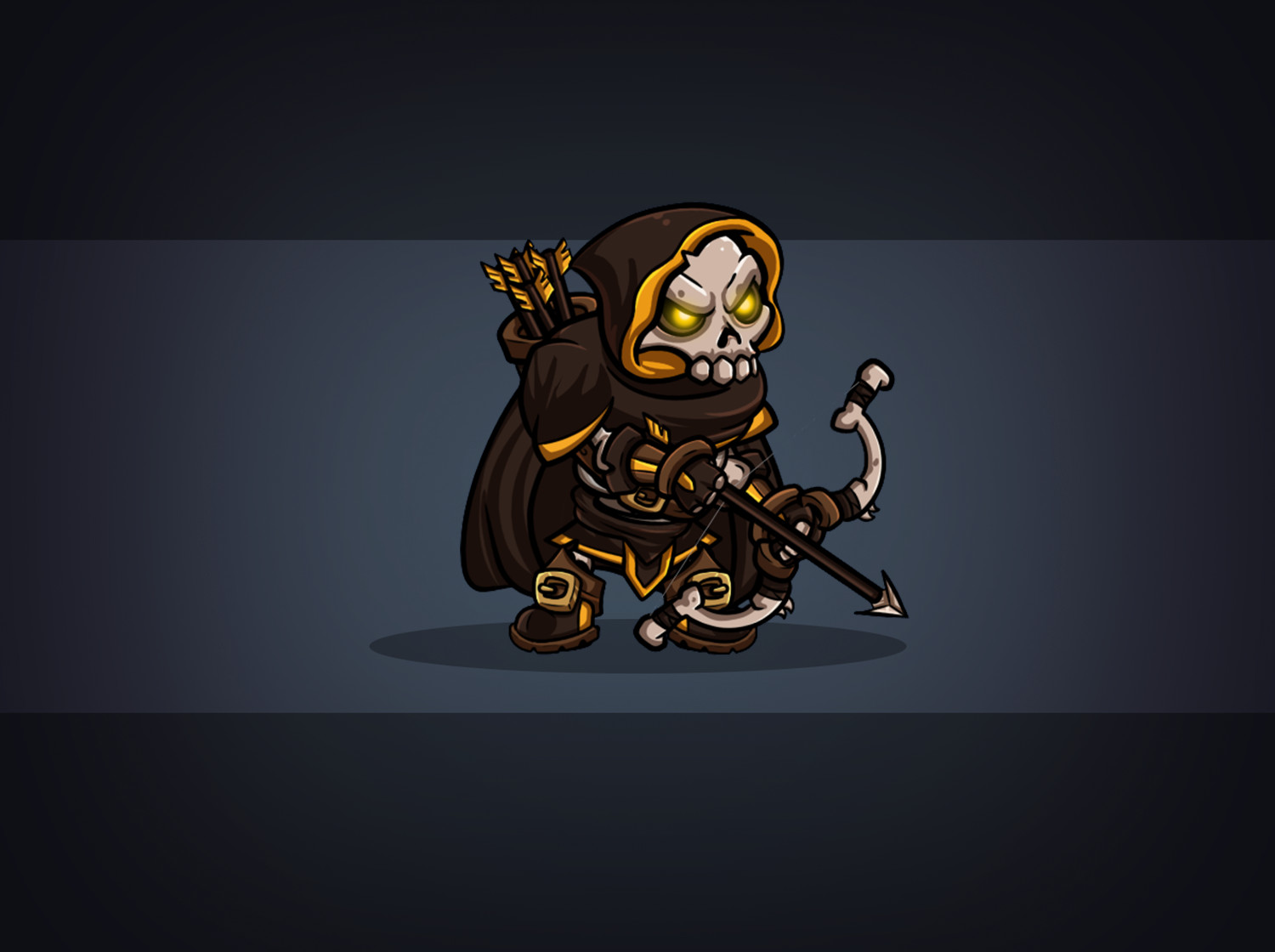 ArtStation - 2D Fantasy Skeleton Archer | Game Assets
