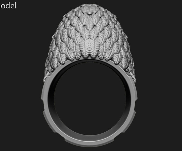ArtStation - Eagle vol1 ring 3D print model | Resources