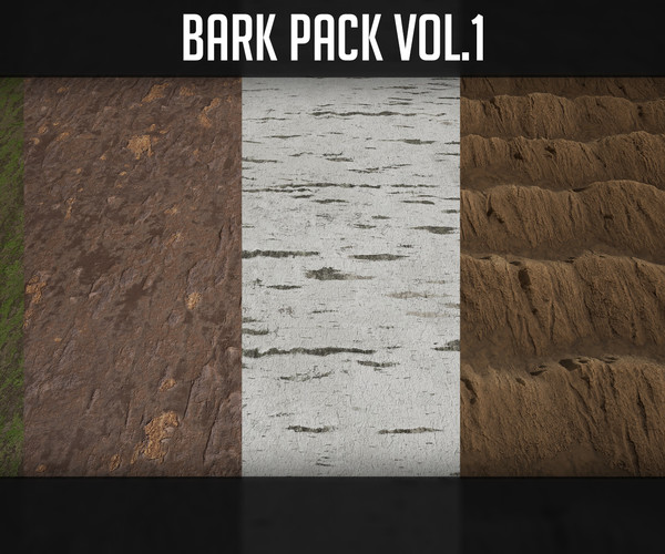 ArtStation - Bark Pack Vol.1 | Game Assets