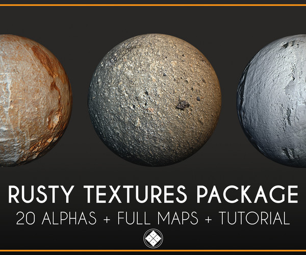 ArtStation - Rusty Textures Package | Brushes