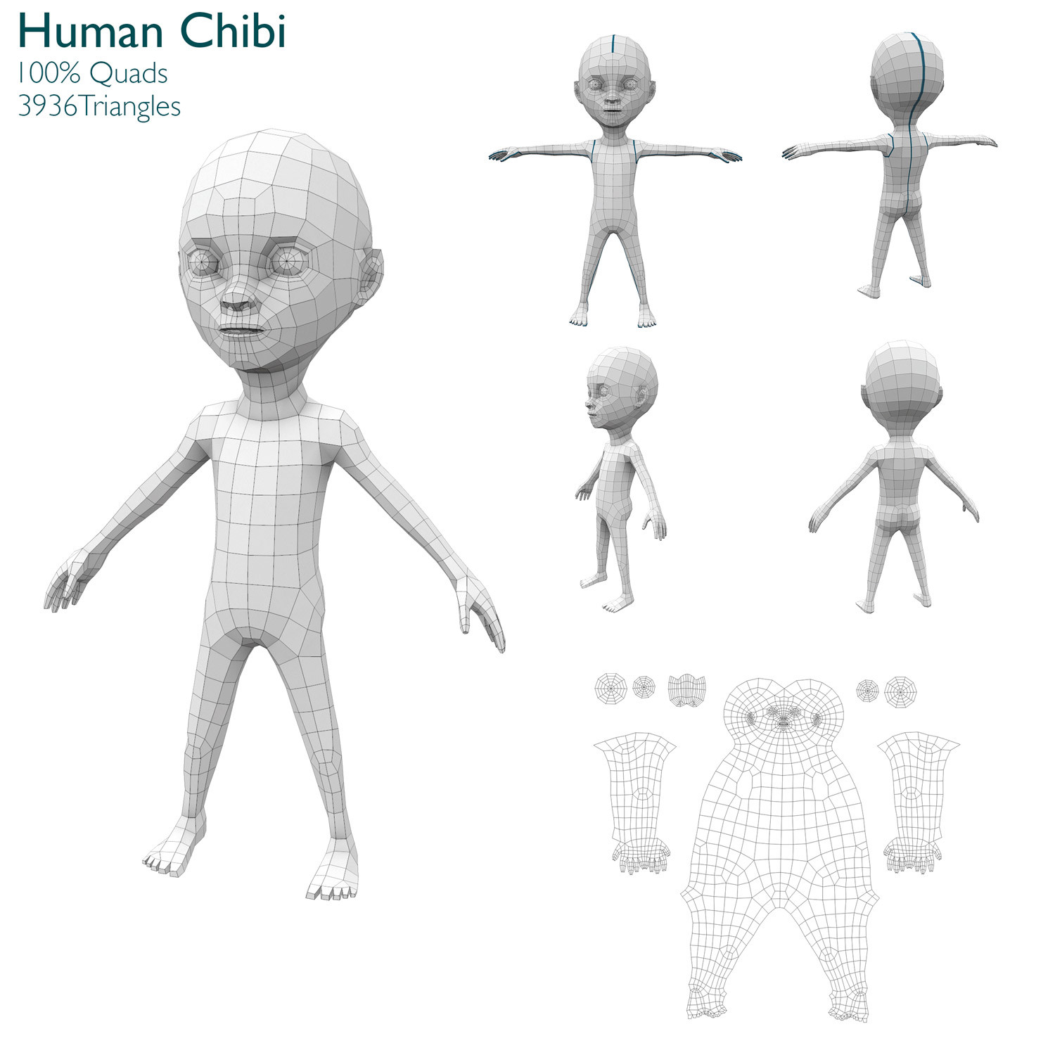 ArtStation - Library of 60 Base Meshes | Resources