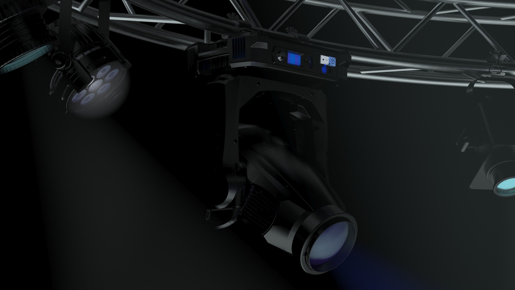 ArtStation - Circle Square Truss 400cm-Stage Lights | Resources