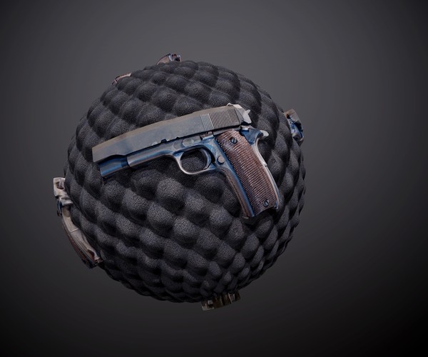ArtStation - Gun Pistol Weapon Case Seamless PBR Texture | Game Assets