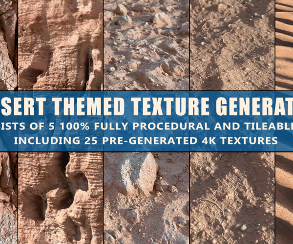 ArtStation - Desert Themed Texture Pack + 4k textures | Game Assets