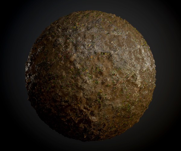 ArtStation - Muddy Soil Grass Ground Seamless PBR Texture | Game Assets