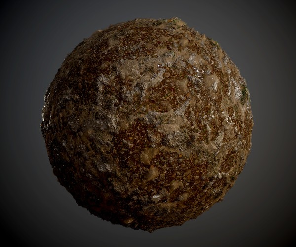 ArtStation - Stones Muddy Soil Ground Seamless PBR Texture | Game Assets