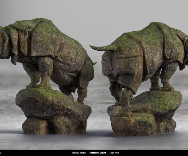 ArtStation - Animal Statues Pack | Game Assets