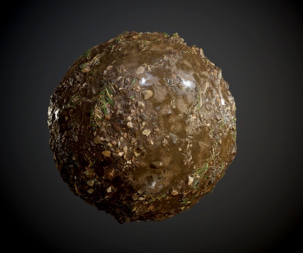 ArtStation - Mud Sand Wet Stone Ground Seamless PBR Texture | Game Assets