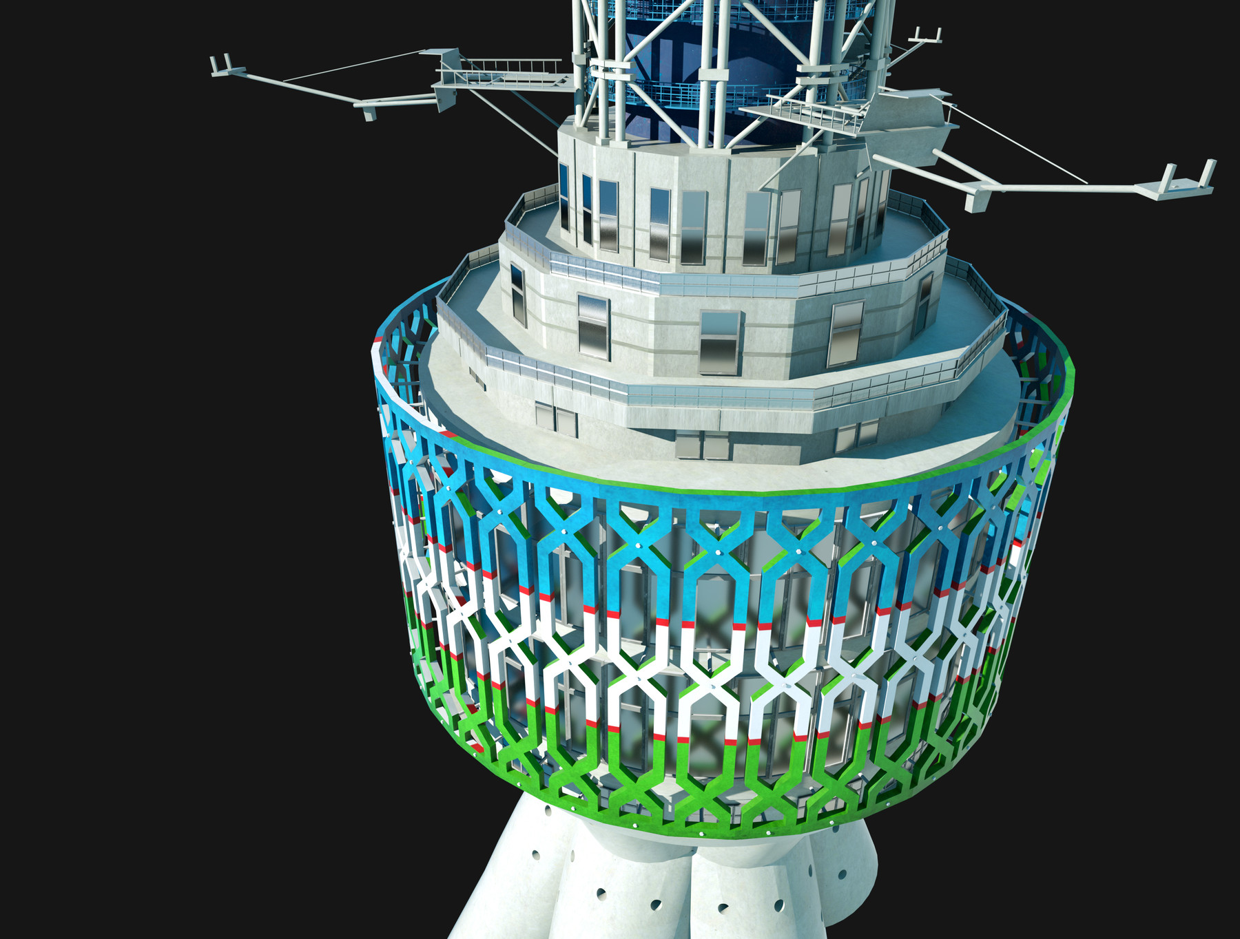 ArtStation - Tashkent TV Tower 3D model | Resources