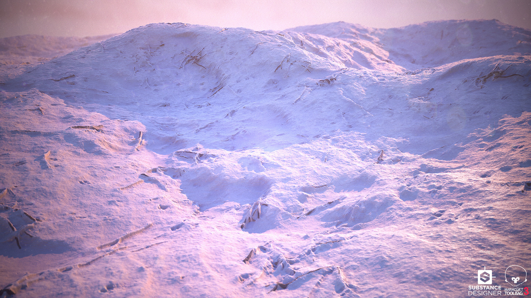 ArtStation - Freshly Fallen Snow - Substance Designer Material | Resources
