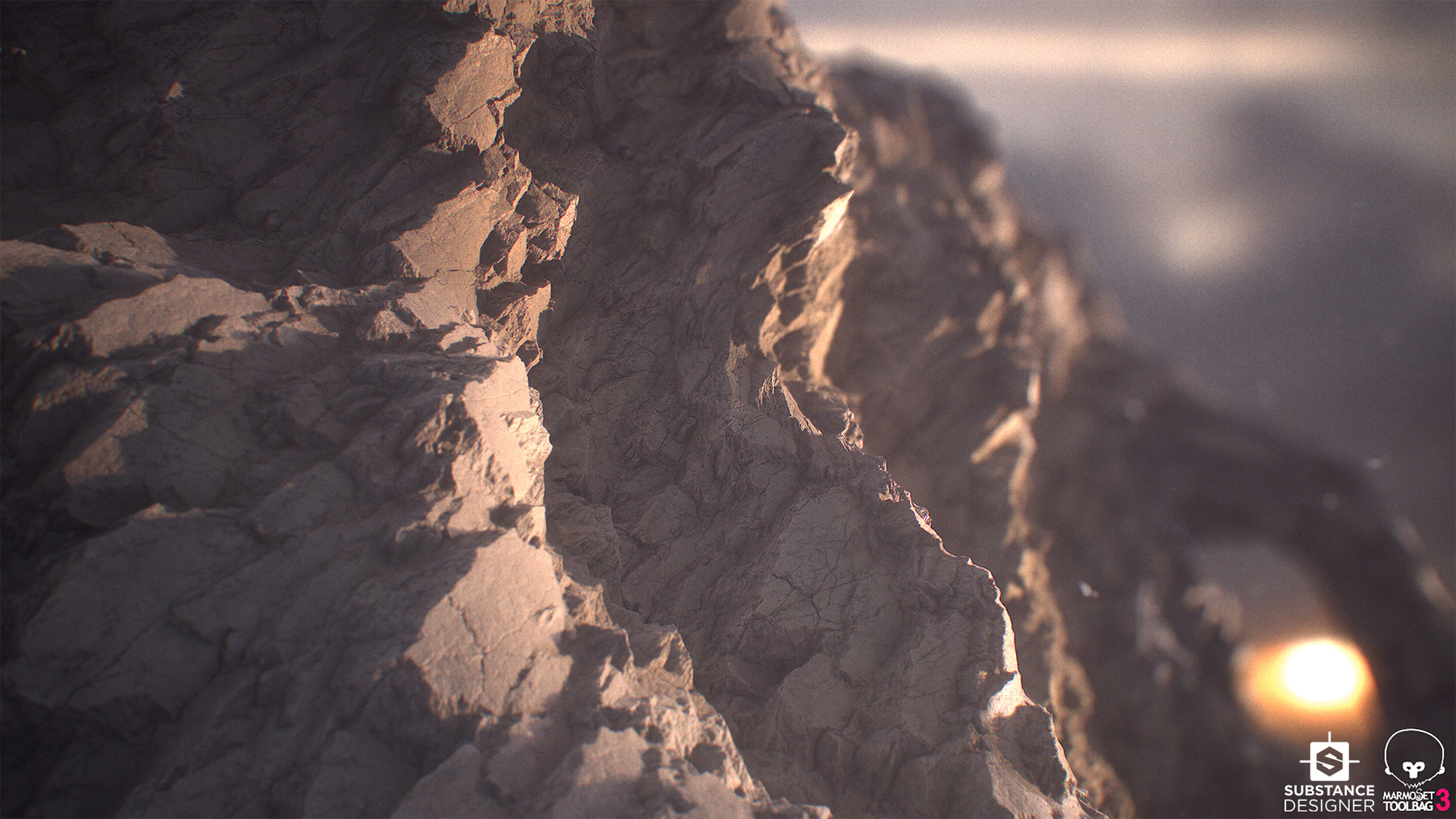 ArtStation - Granite Cliff - Substance Designer Material | Resources
