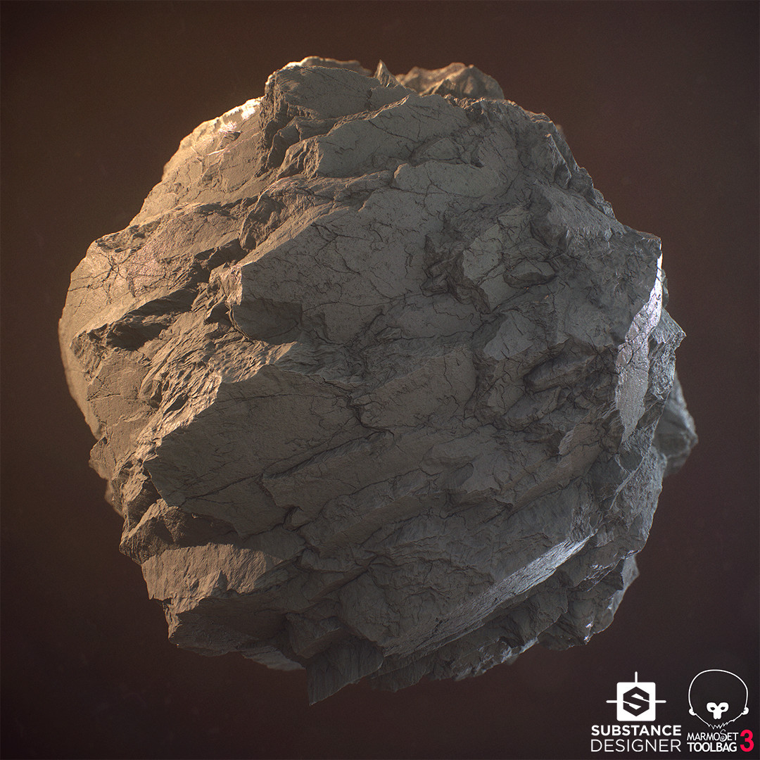 ArtStation - Granite Cliff - Substance Designer Material | Resources
