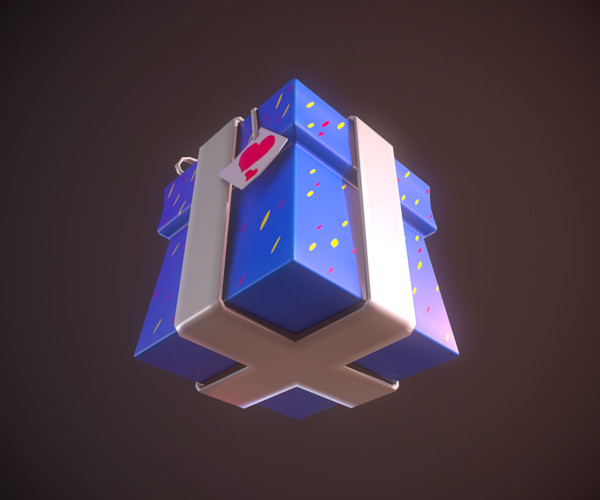 ArtStation - Stylized Gift Box LowPoly | Resources