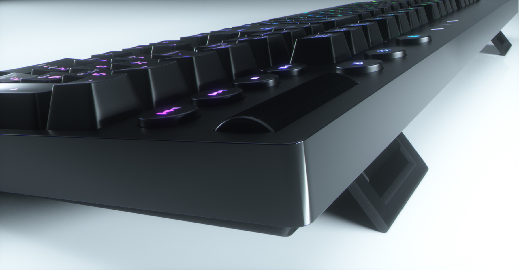 ArtStation - Wireless RGB Computer Keyboard 3D Model | Game Assets