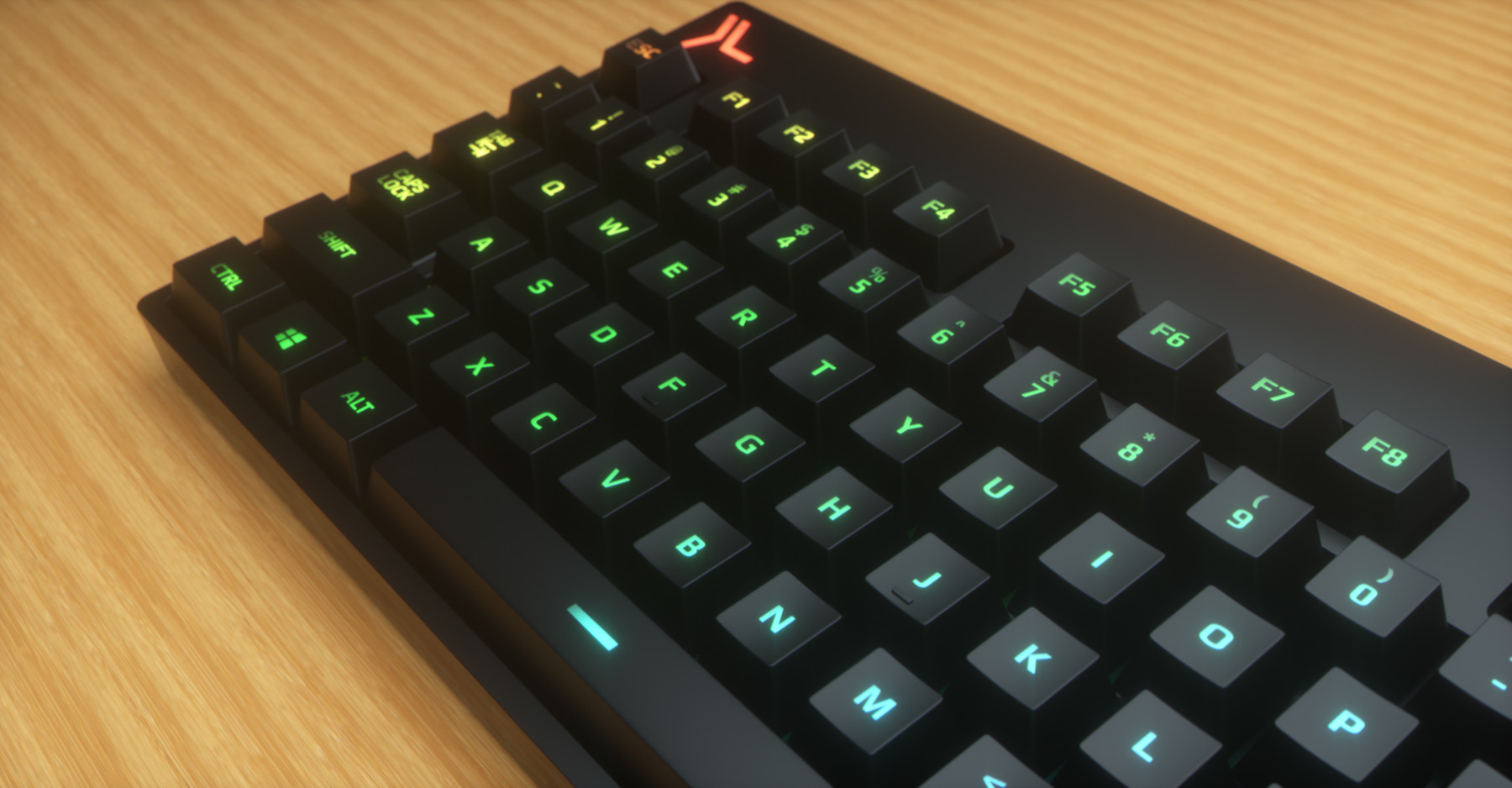 ArtStation - Wireless RGB Computer Keyboard 3D Model | Game Assets