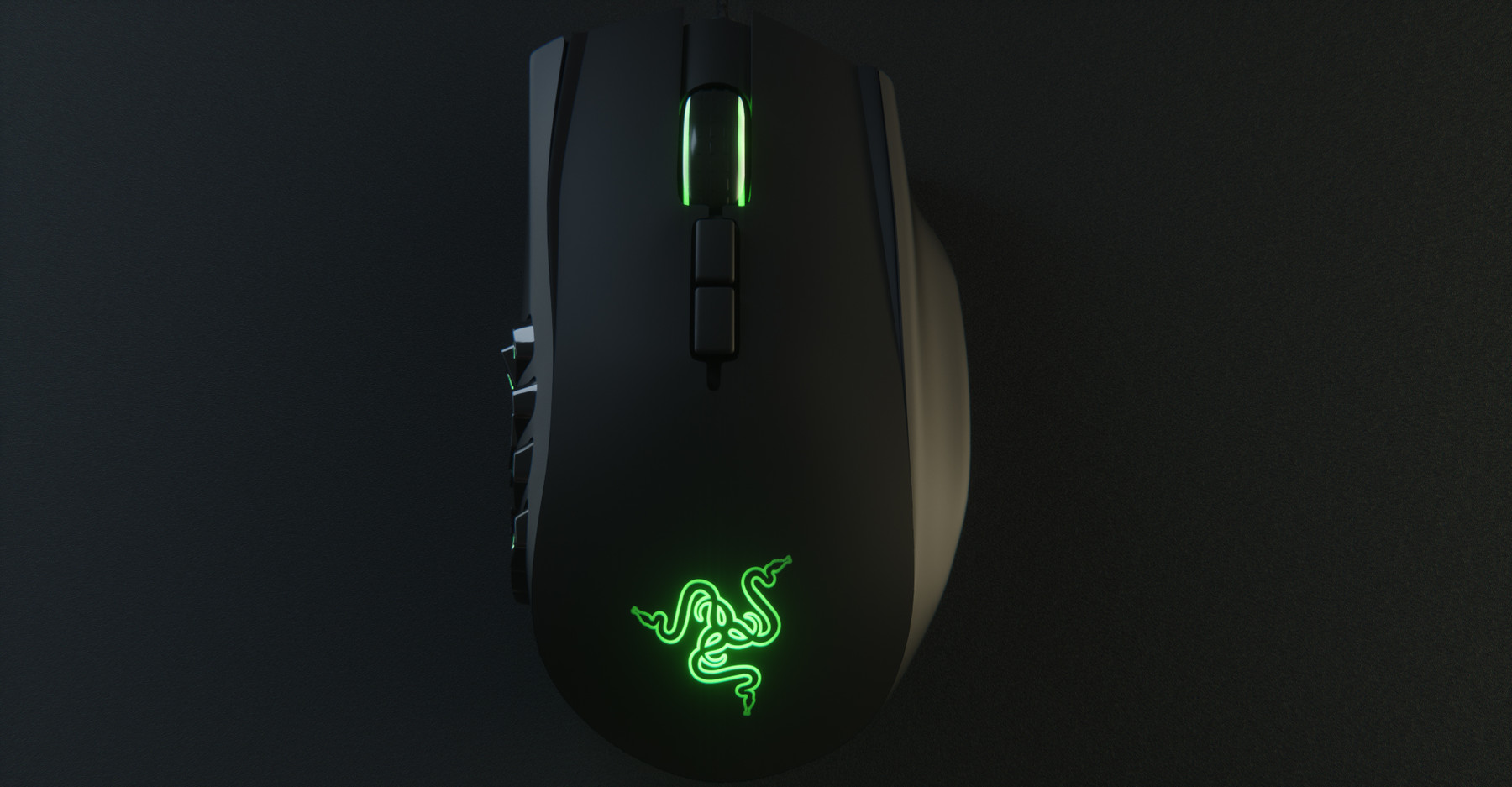 impylse 3D Models - Razer Naga Chroma Firefly RGB Gaming Computer Mouse ...