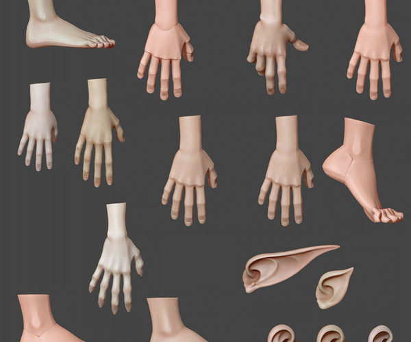 ArtStation - Body Parts | Resources