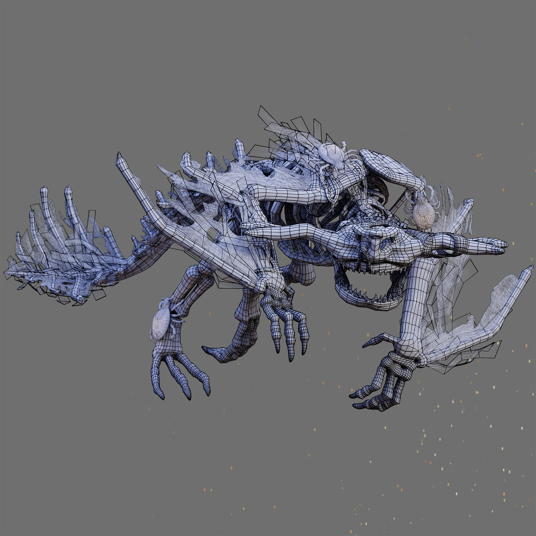 ArtStation - Zombie Bone Beast | Game Assets