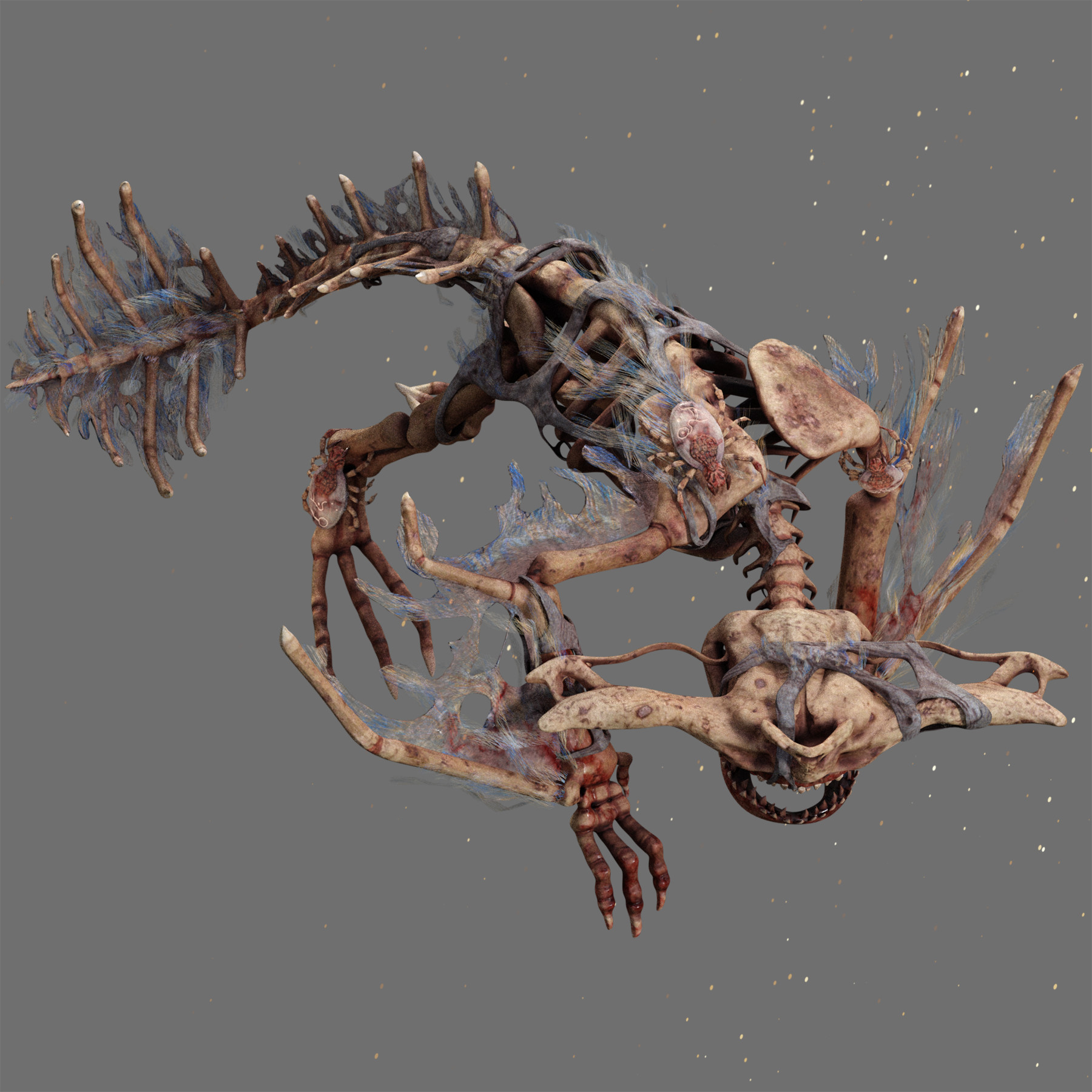 ArtStation - Zombie Bone Beast | Game Assets