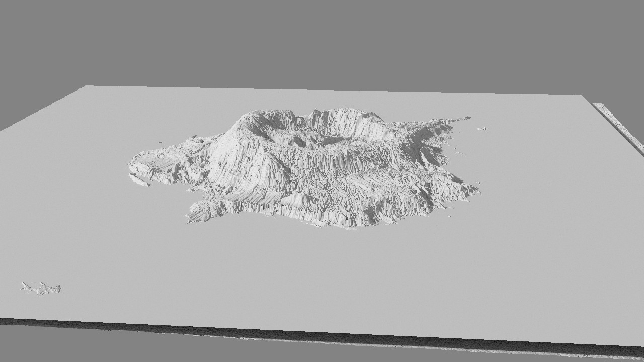 ArtStation - TERRAIN OBJ + HEIGHTMAP -- VOLCANIC ISLAND | Resources
