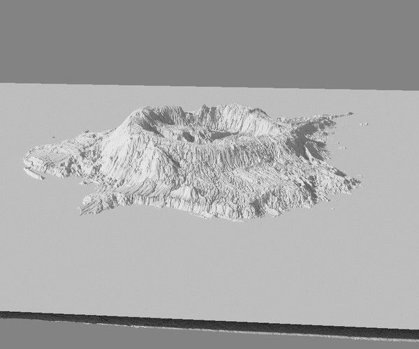 ArtStation - TERRAIN OBJ + HEIGHTMAP -- VOLCANIC ISLAND | Resources