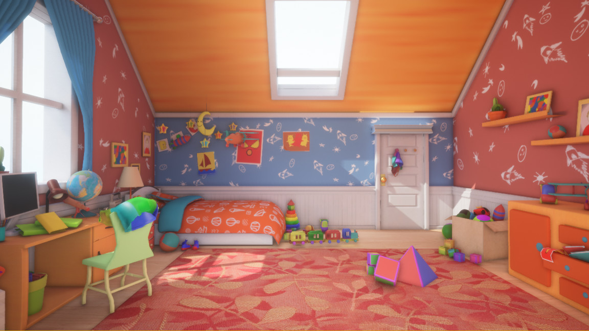 ArtStation - UE4 - Asset - Background - Cartoons - Hight poly | Resources