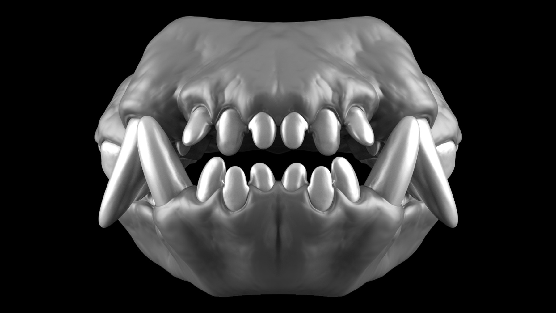 ArtStation - CREATURE KITS: Pug Teeth & Gums - High Poly OBJ File ...