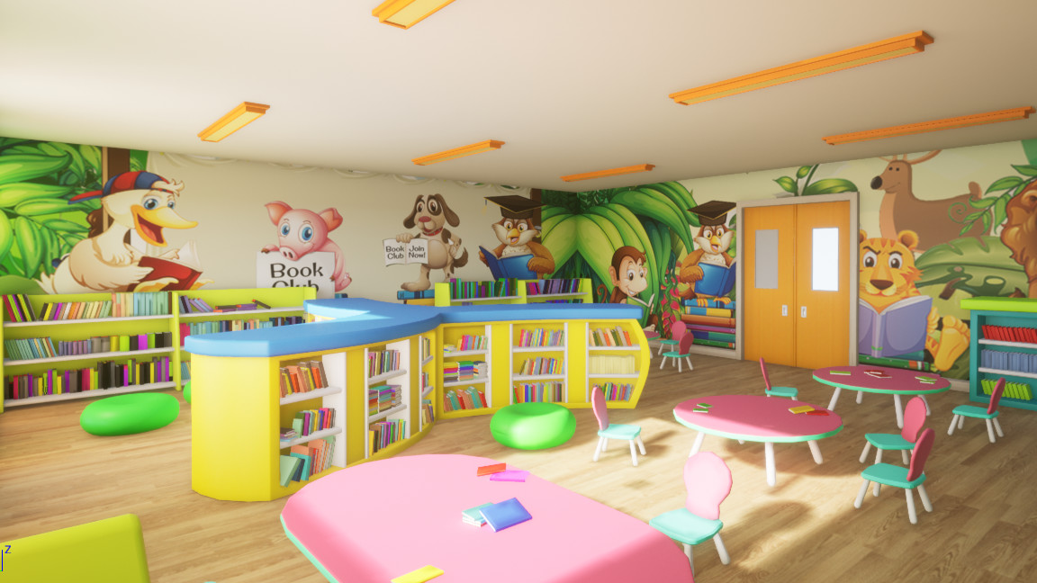 ArtStation - Asset - Cartoons - Library 3D model | Resources