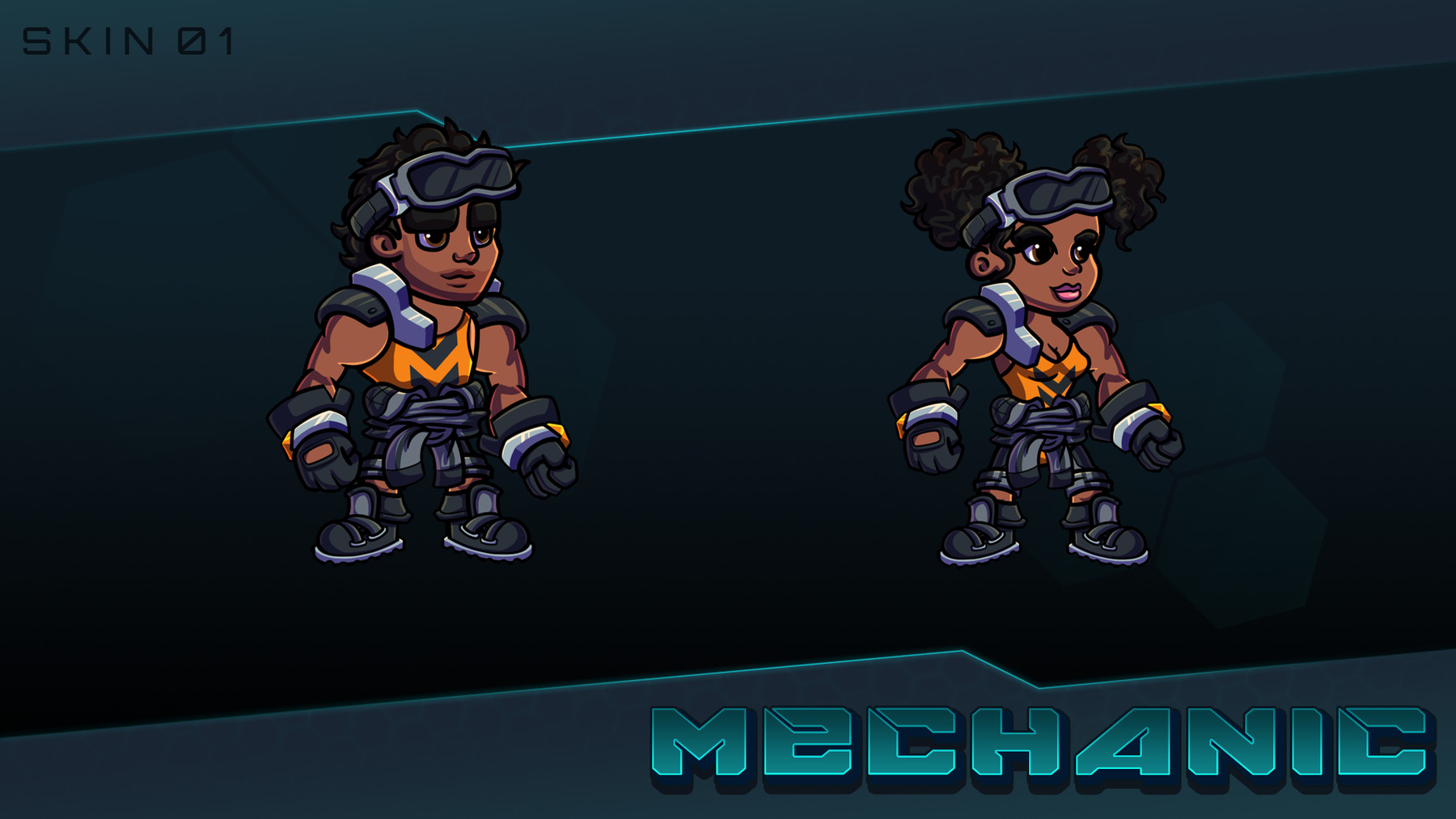 ArtStation - Scifi Mechanic Character | Game Assets