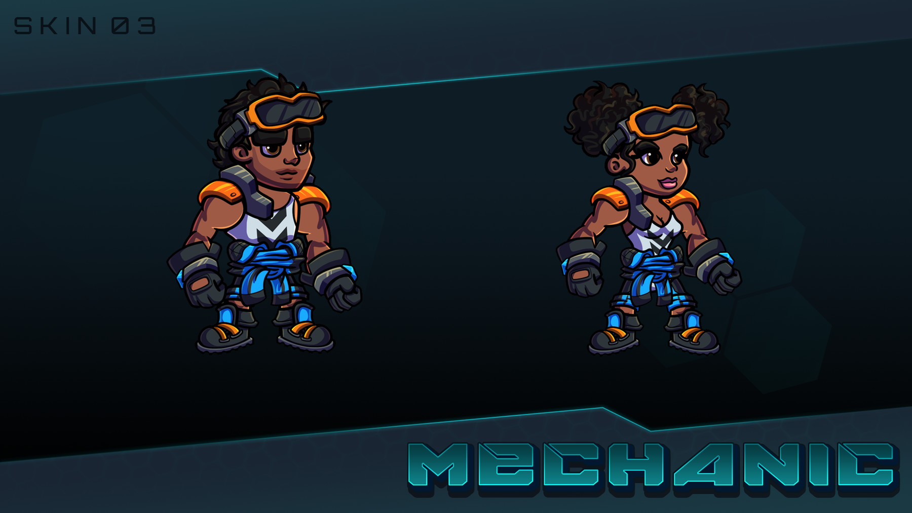 ArtStation - Scifi Mechanic Character | Game Assets