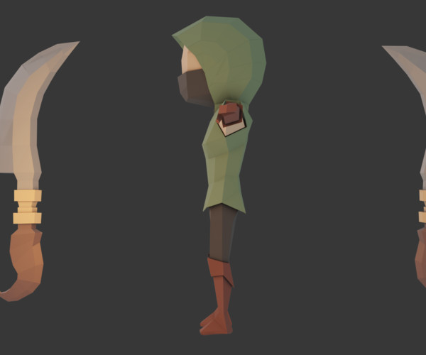 ArtStation - Assassin Character | Game Assets