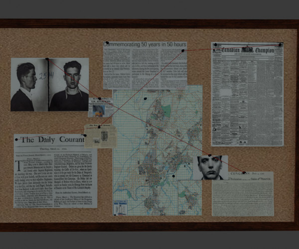 ArtStation - Police Pinboard Low-poly 3D model | Resources