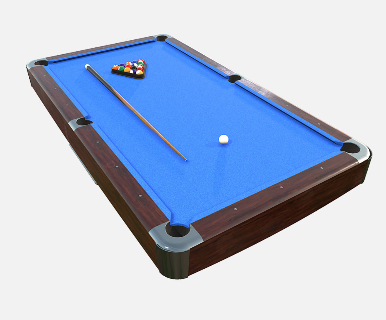 ArtStation - American Pool Table | Game Assets